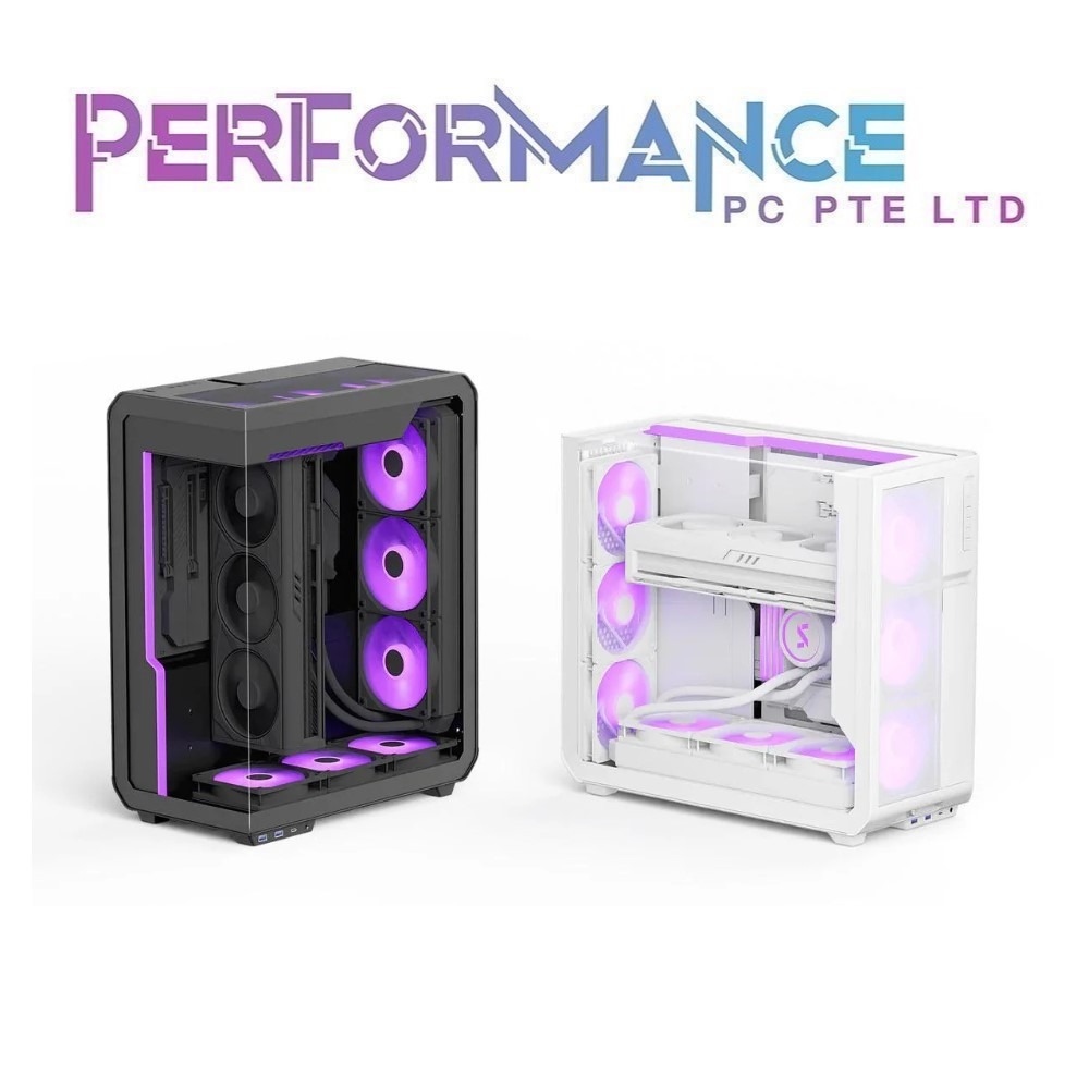 SSUPD Xhuttle Mid Tower ATX PC Case Black/White(1 YEAR WARRANTY BY ...