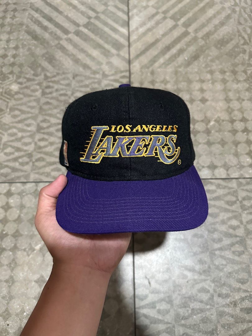 Vintage Los Angeles Lakers Motion Sports Specialties Snapback Hat, Men ...