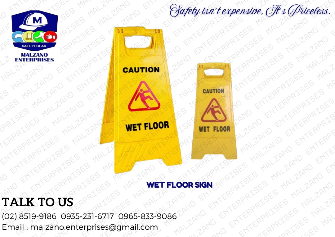wet floor sign and signage, Commercial & Industrial, Industrial ...