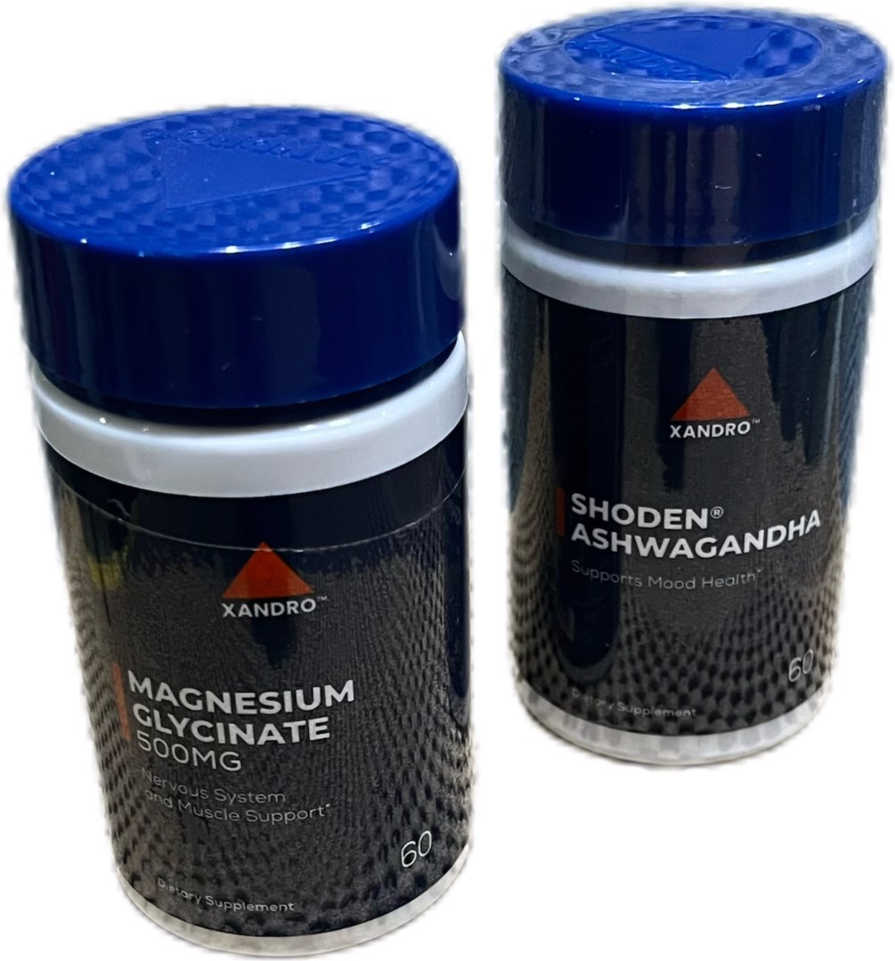 Xandro Magnesium Glycinate 500mg.Shoden Ashwagandha., Health ...