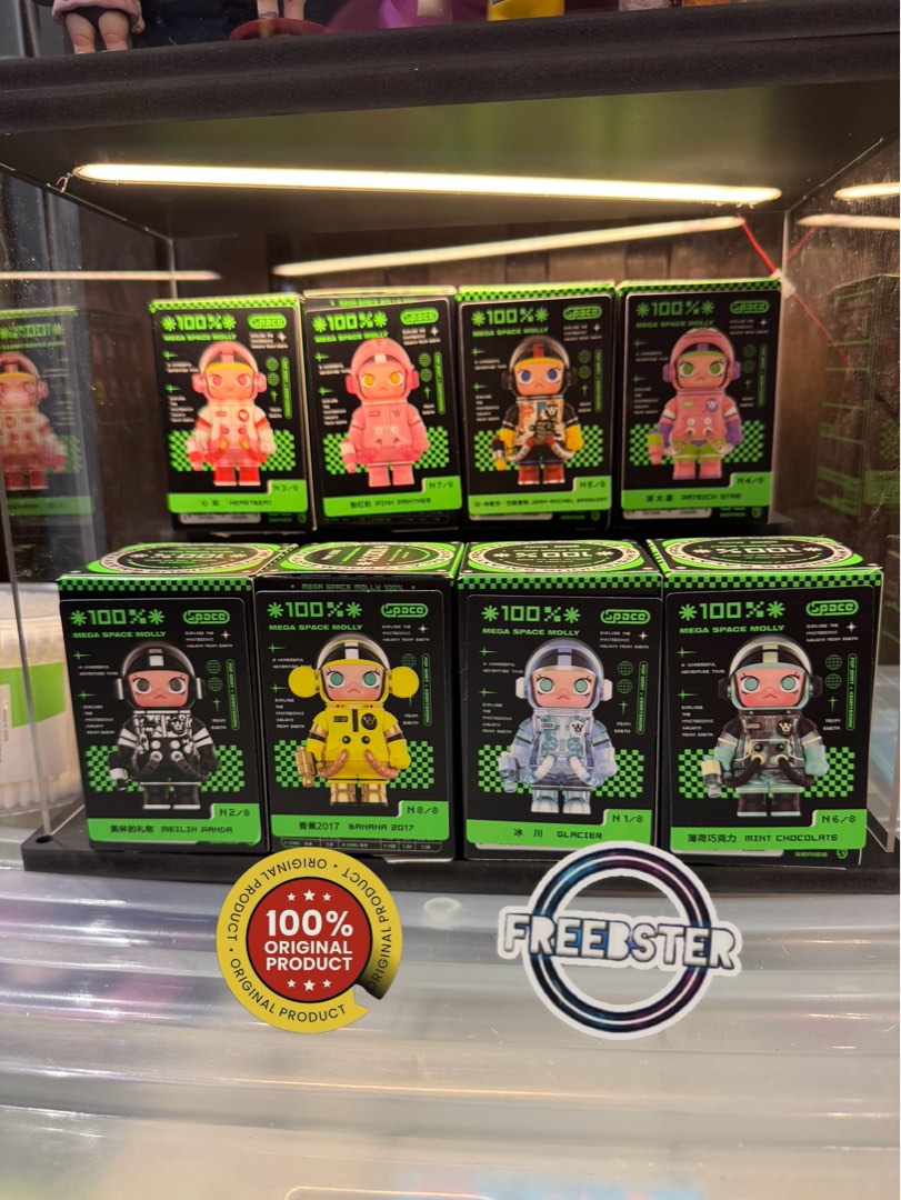 [100% ORIGINAL] Pop Mart Space Molly Version 2 (Space Molly 100%) Molly ...