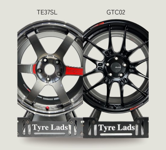 18" ORIGINAL TE37 & 19” GTC02 5X120 - RAYS VOLKSRACING SSR TE37 RPF01 ...