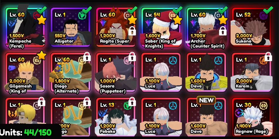 3 Meta Monarch,Rogita/Gogeta and 1 Meta Ethereal Anime Vanguards Roblox ...