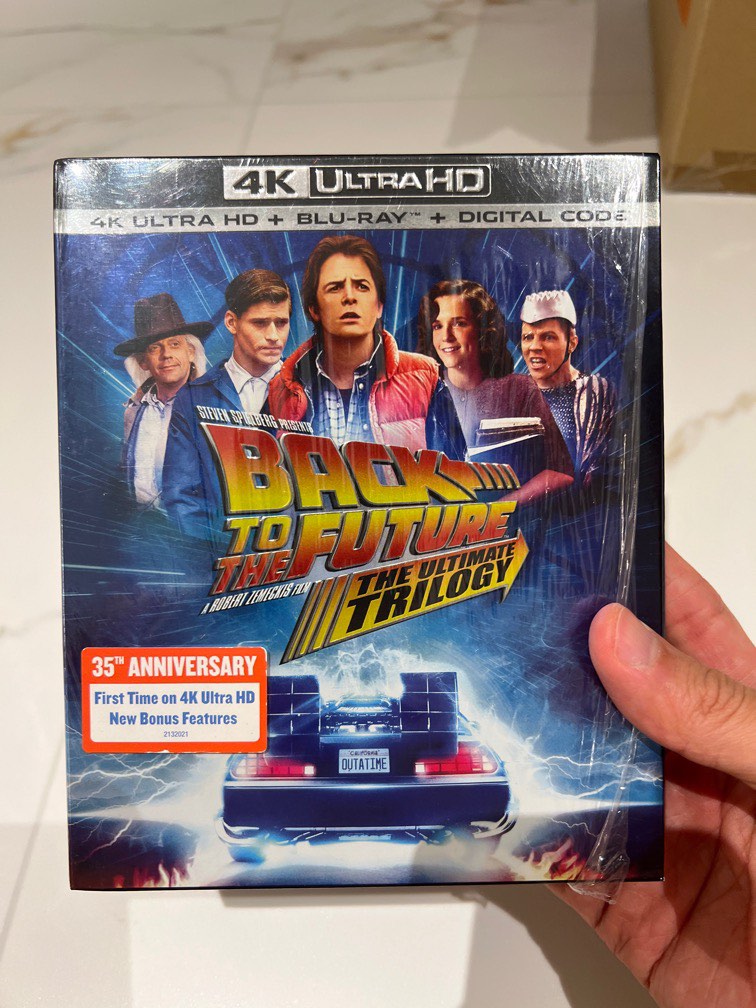 (4K) Back to the Future Trilogy 3-movies 4K UHD Ultra HD Blu-ray bluray ...