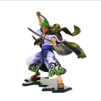 Action Figure Roronoa Zoro Wano Battle Stand Base Hijau One Piece ...