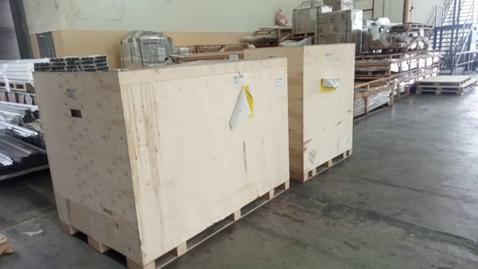 Brand new gelato ice cream display freezer 2 units ready in warehouse ...