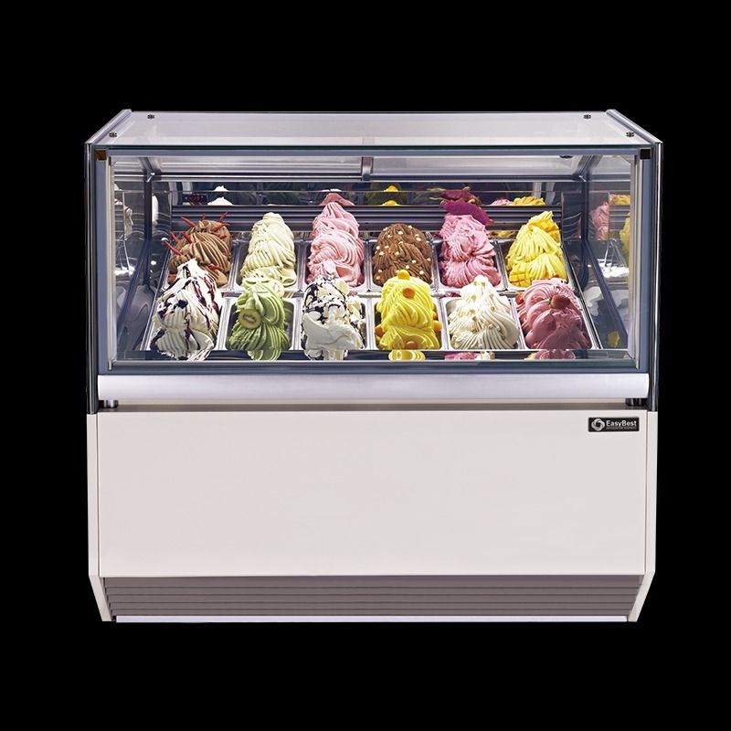 Brand new gelato ice cream display freezer 2 units ready in warehouse ...