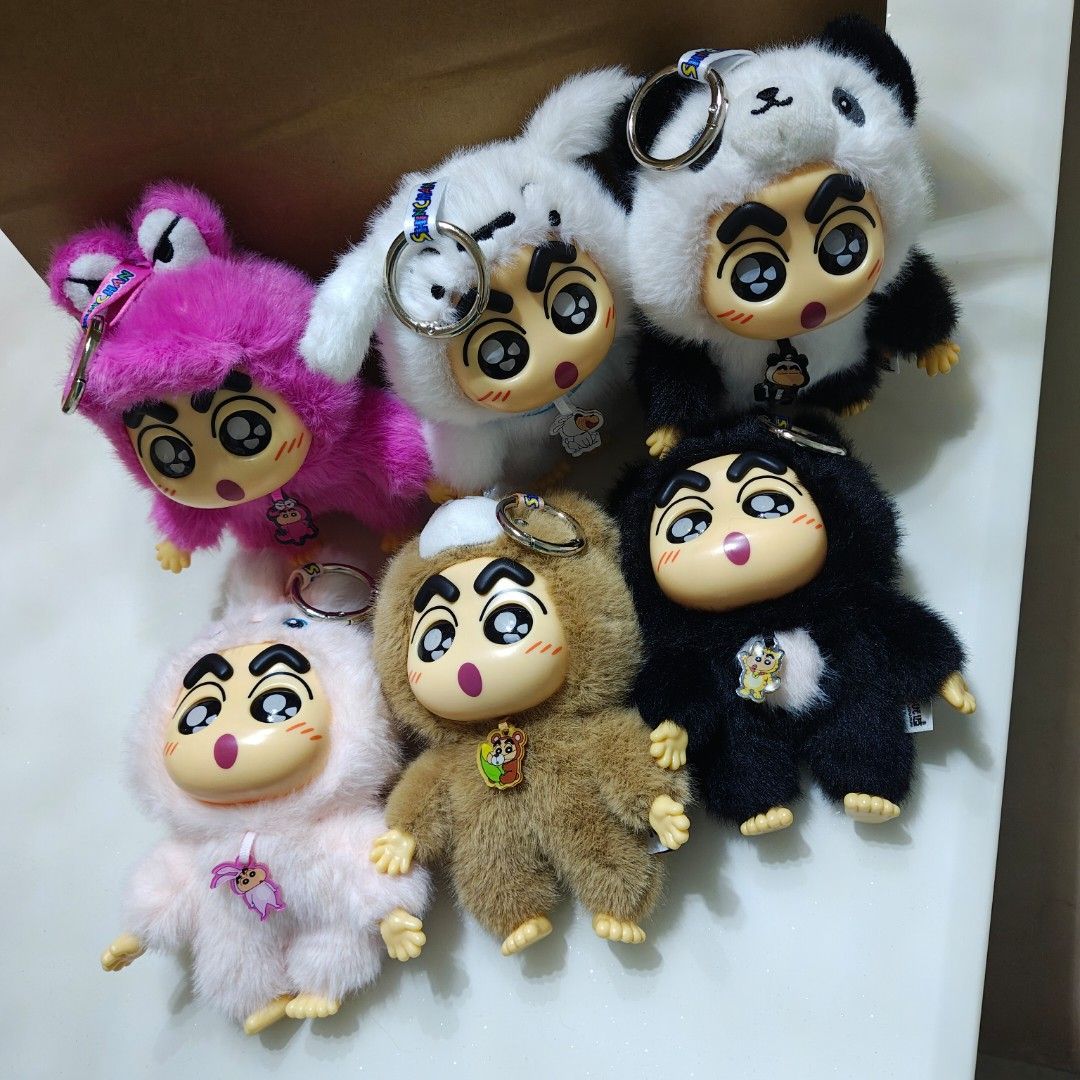 Crayon Shin Chan Fantasy Forest Plush Keychain blind box full set (READ ...