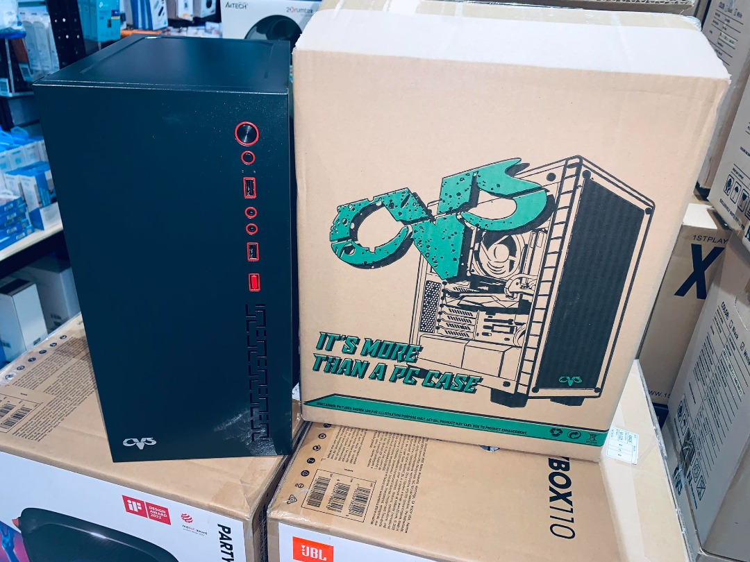 CVS 1722 M-ATX Computer PC Case Black with 750W PSU, Computers & Tech ...