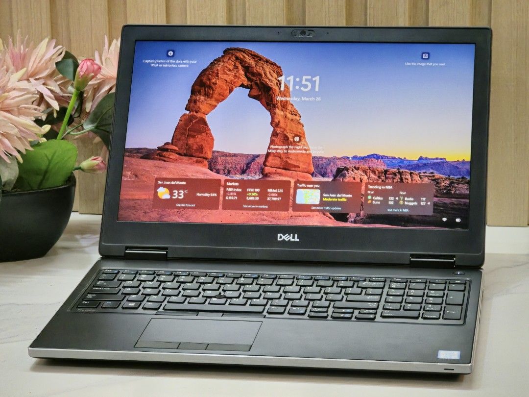 Dell Precision 7540 i7 9850H 9th Gen 16GB RAM 512GB SSD 15.6 Inch IPS ...
