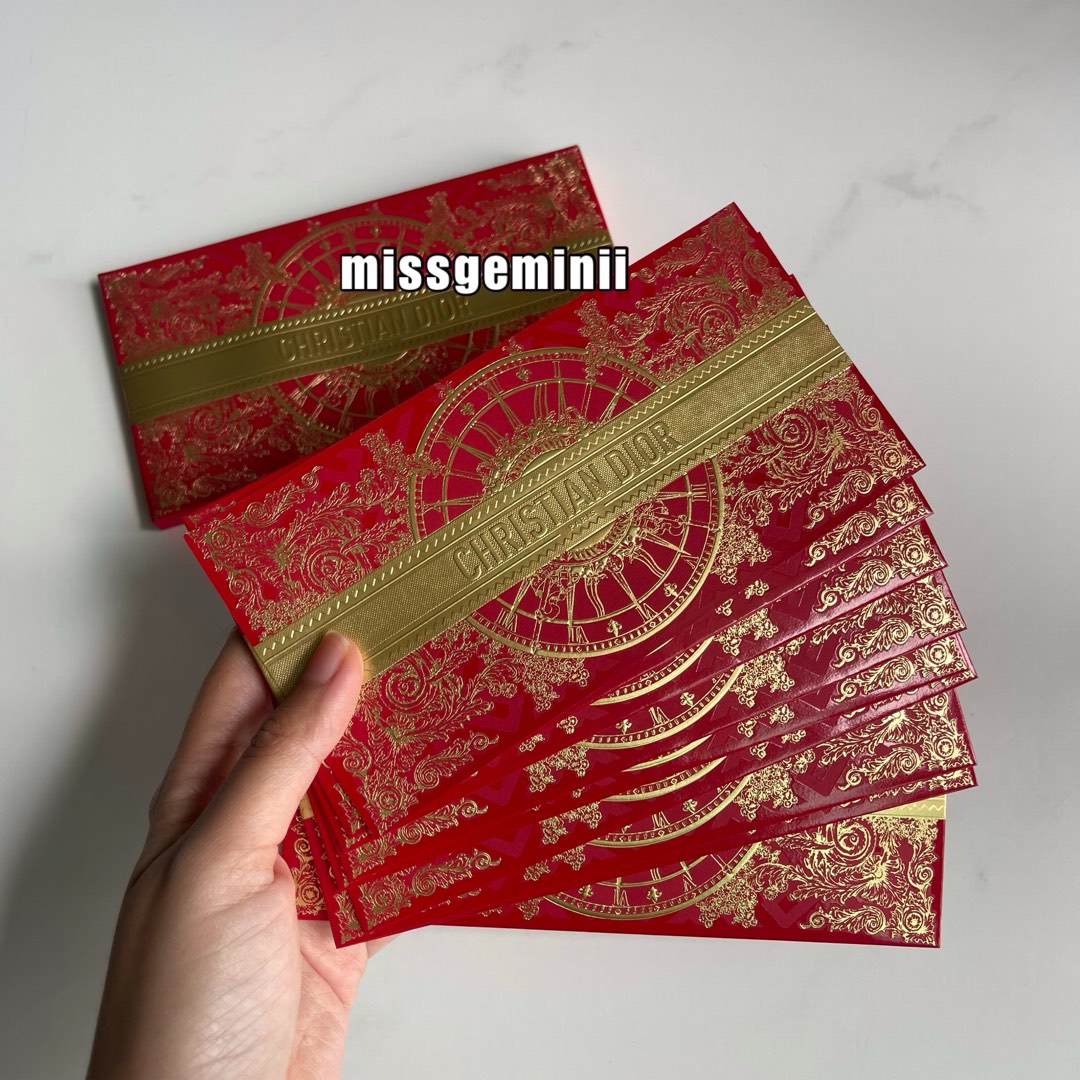 Dior 2025 Red Packet Angpao/ Sampul Raya, Hobbies & Toys, Stationery ...
