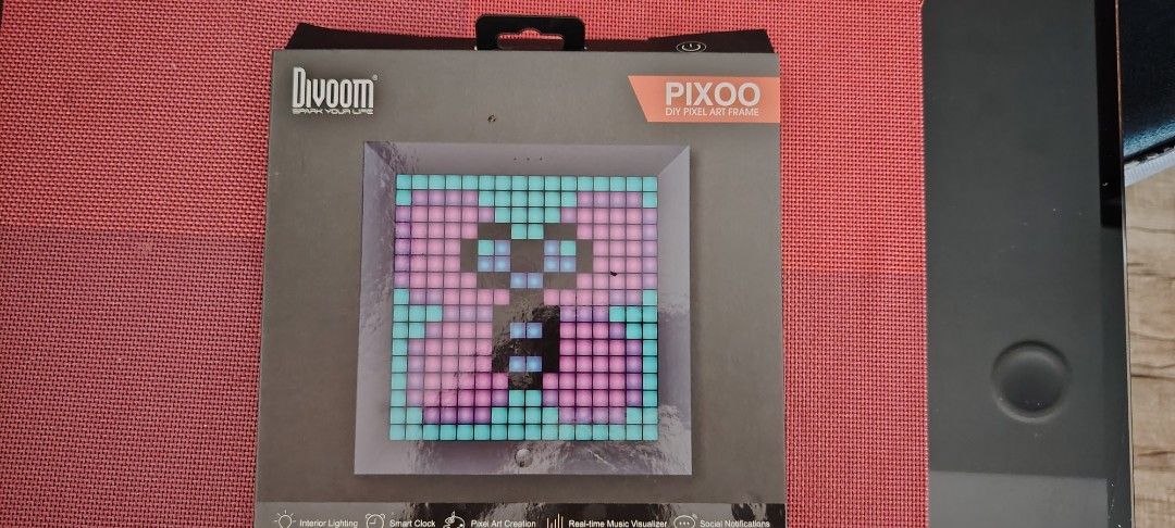 Divoom Pixoo, a DIY pixel art frame with a 16x16 LED display, Video Gaming, Gaming Accessories ...