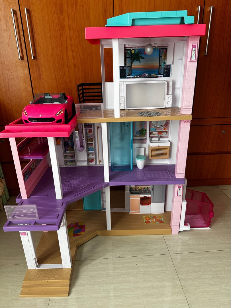 Free mobil barbie. Barbie dreamhouse dollhouse rumah barbie, Bayi ...