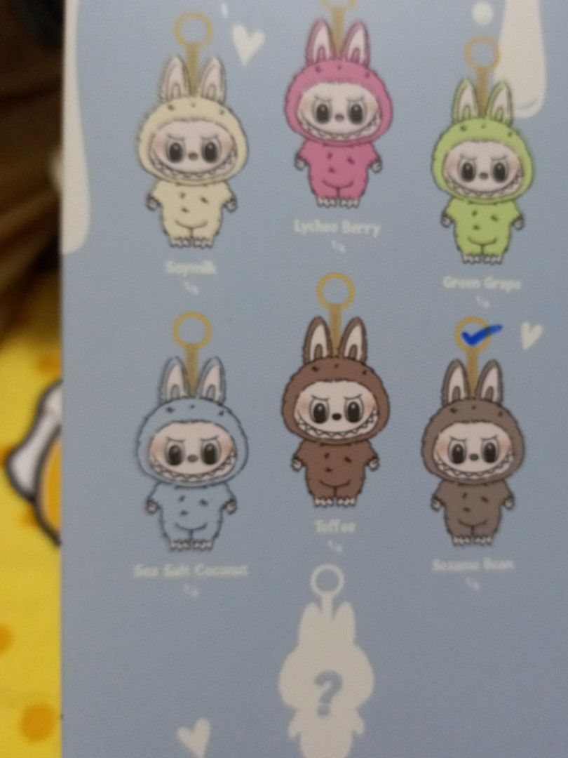 Labubu V1 sesame bean, Hobbies & Toys, Toys & Games on Carousell