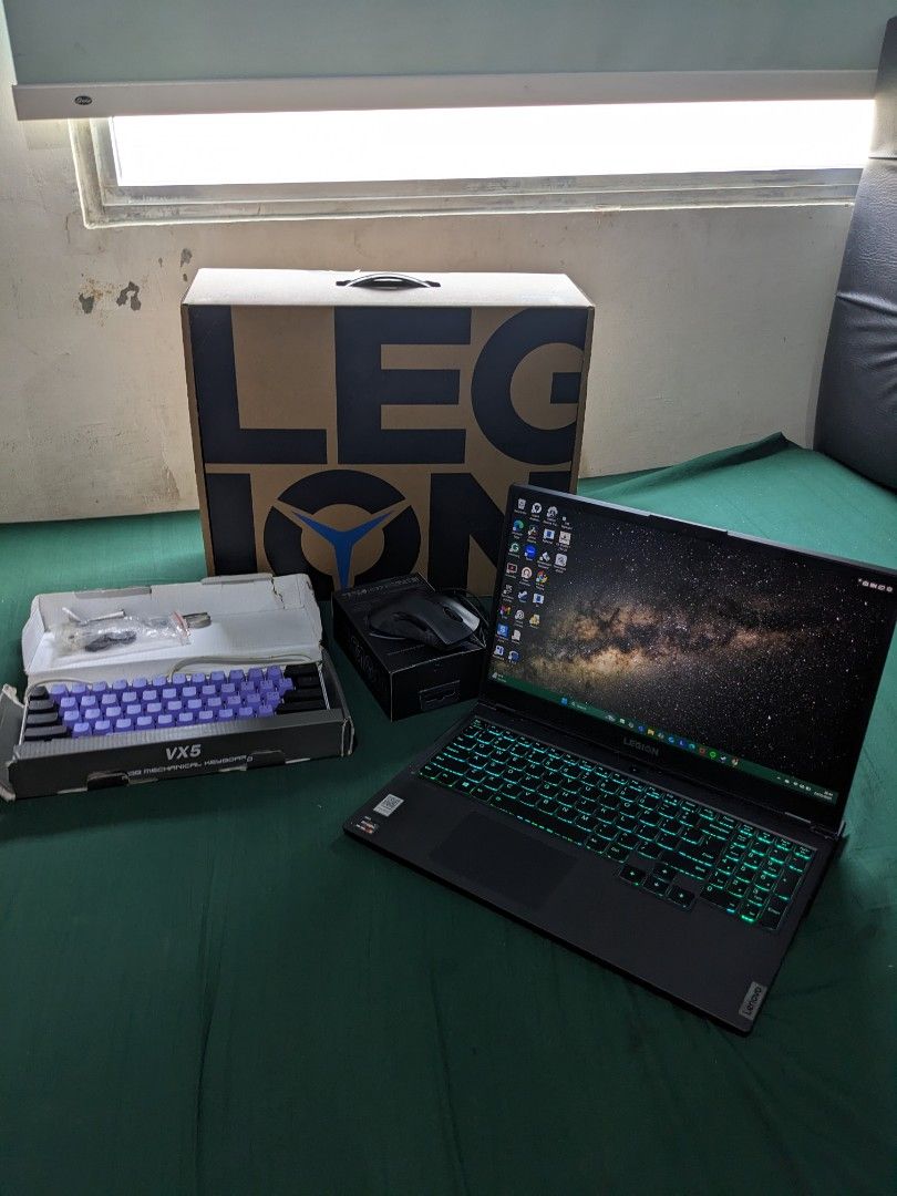 Laptop gaming legion 5 ( PAKET LENGKAP PEMAKAIAN RINGAN), Elektronik ...