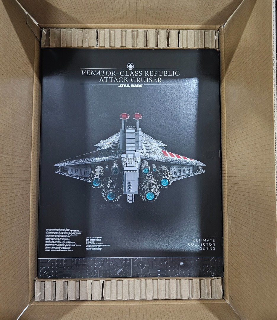 Lego Star wras 75367 Venator-class Republic Attack Cruiser, Hobbies ...