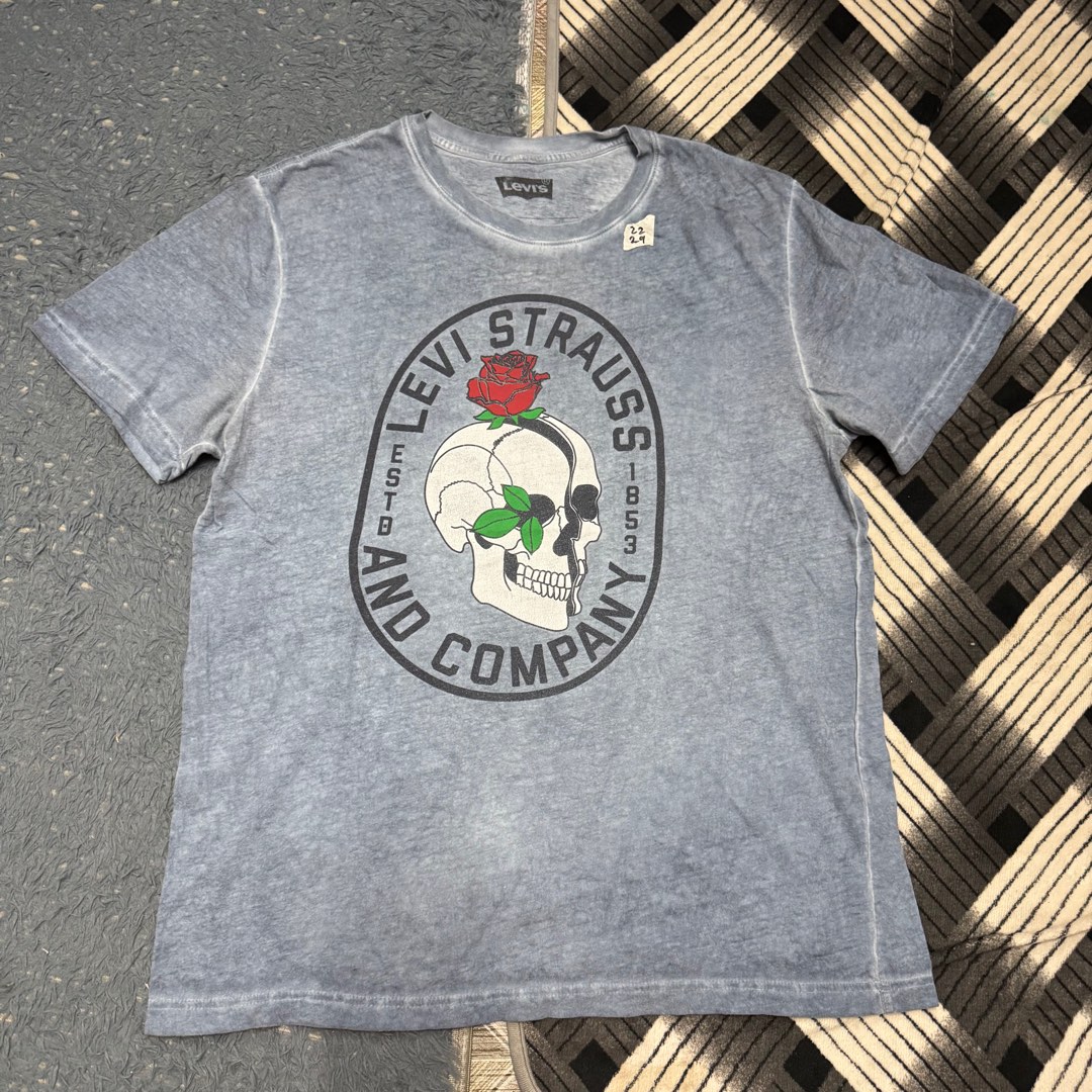 Levi's Skull, Men's Fashion, Tops & Sets, Tshirts & Polo Shirts on ...
