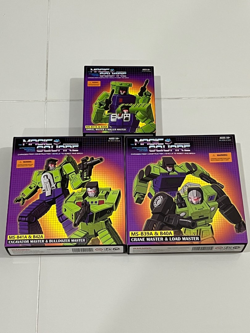 Magic Square Devastator Full Set, Hobbies & Toys, Toys & Games on Carousell