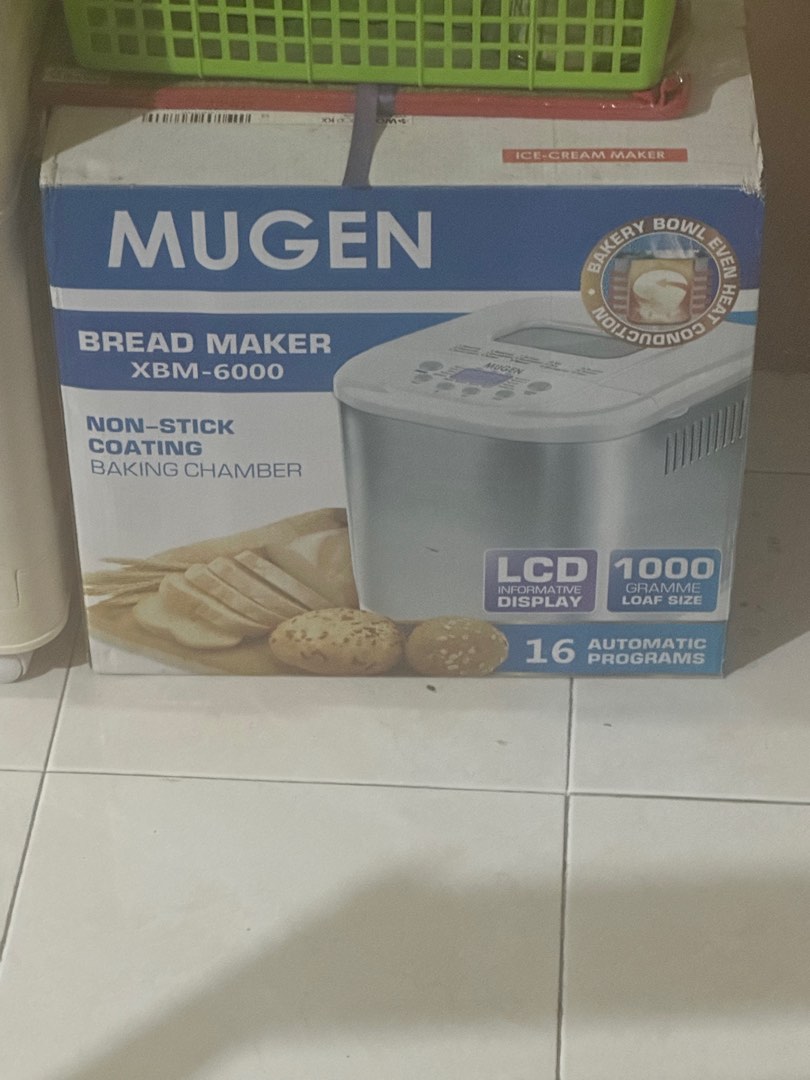 Mugen Breadmaker, TV & Home Appliances, Kitchen Appliances, Breadmakers ...