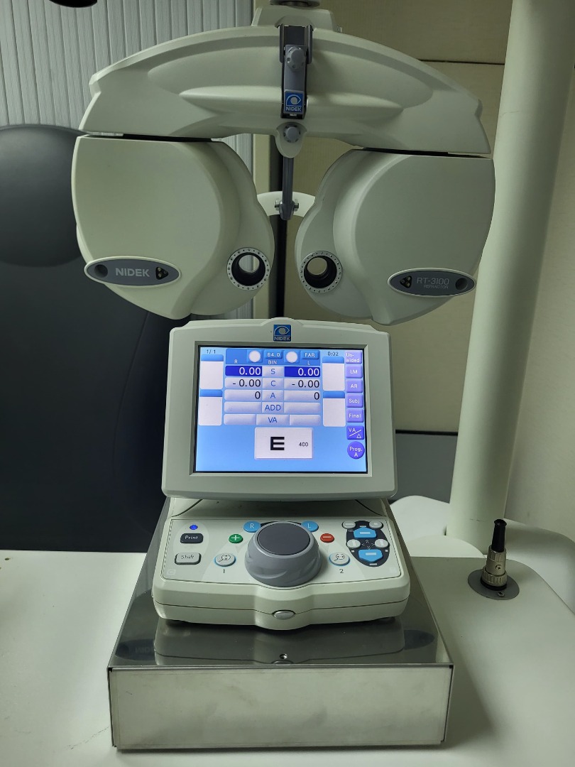 Nidek Intelligent Refractor RT-3100 Digital Phoropter 全自動綜合驗光儀 電肺頭, 電腦 ...