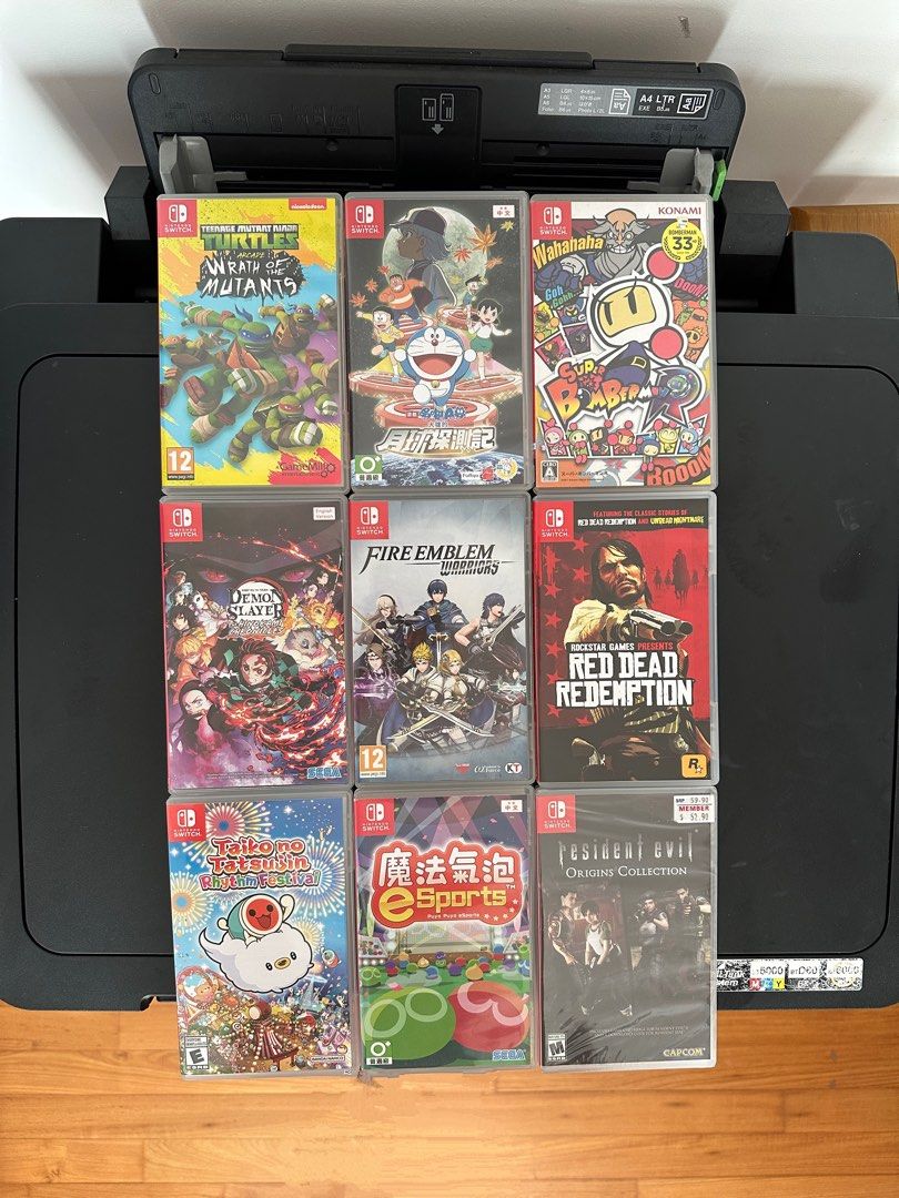 Nintendo Switch game Teenage mutant ninja turtles / Doraemon / Super ...