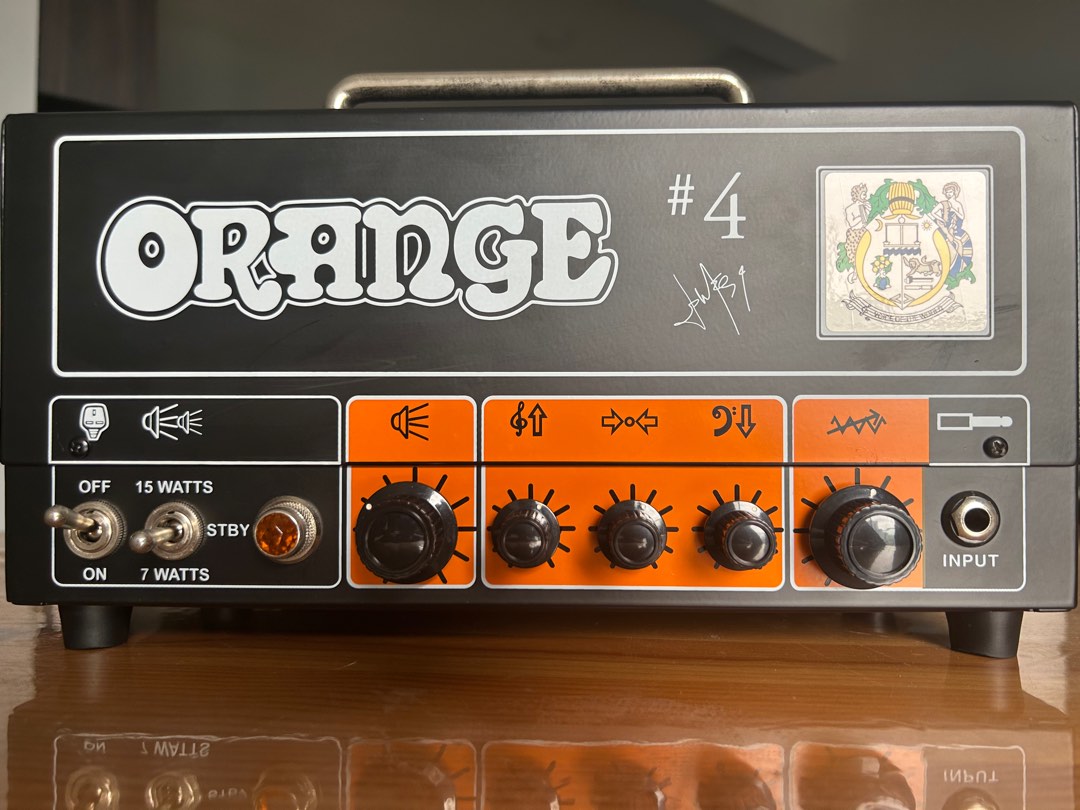 Orange TT15JR Signature #4 Jim Root Terror 15-Watt Guitar Amp Head ...