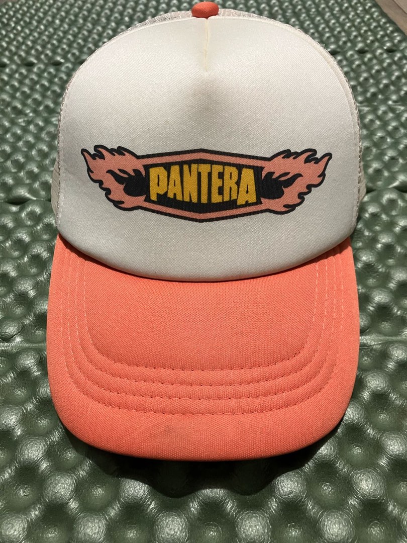 PANTERA band trucker hat original, Fesyen Pria, Aksesoris, Topi di ...