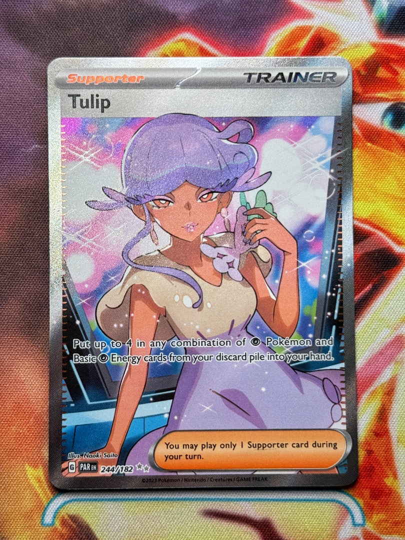 Pokemon Trainer Cards - Female Supporter - Tulip, Poppy, Worker ...