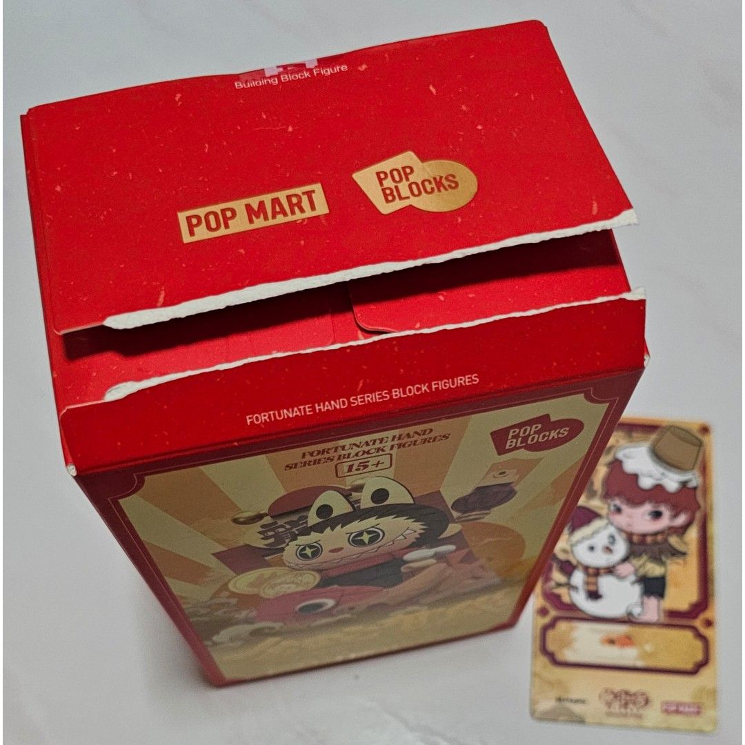 Pop Mart Hirono snowfall alley pop blocks wealthy snake's new year ...