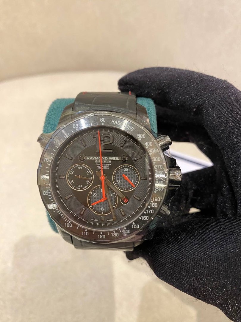 (RAYA SALE) 2020 RAYMOND WEIL CERAMIC CARBON FIBER NABUCCO CHRONOGRAPH ...