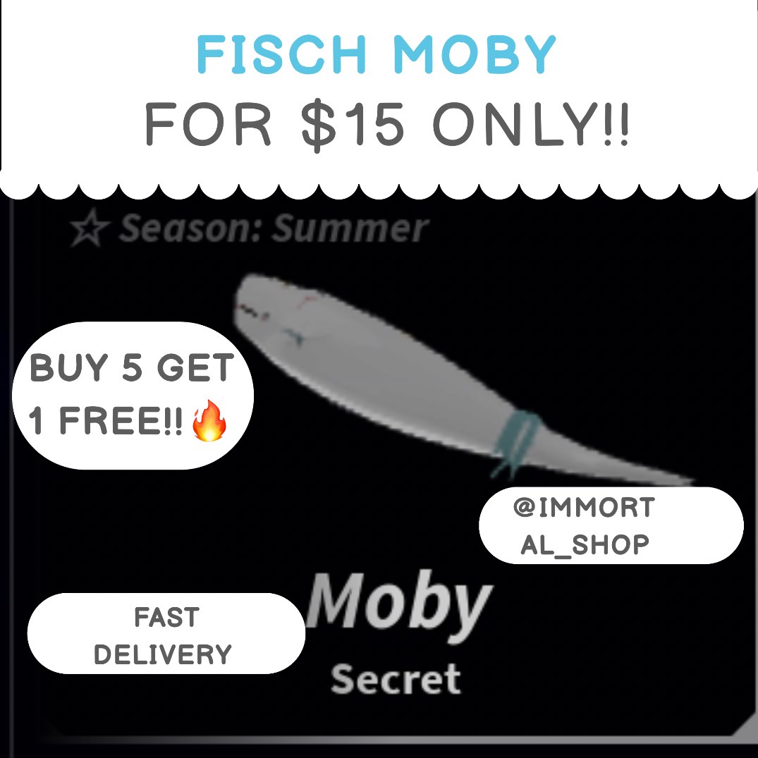 Roblox Fisch MOBY & SONG OF THE DEEP RELIC, 興趣及遊戲, 玩具 & 遊戲類 - Carousell