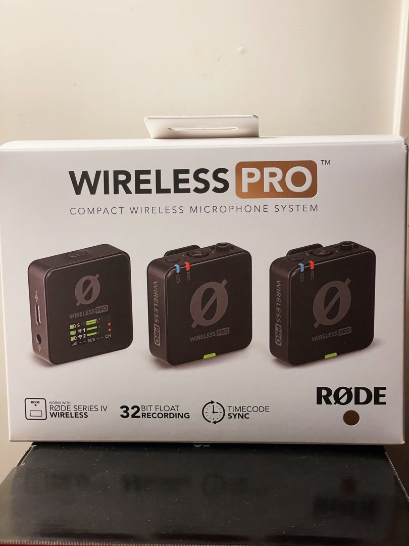 RODE Wireless PRO Premium Wireless Microphone System 無線麥克風系統, 音響器材, 咪高風 ...