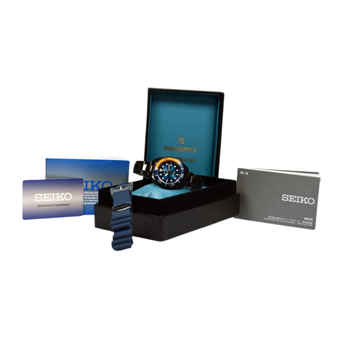 SALE Seiko Taiwan Sumo Prospex SPB343J1 SPB343 SPB343J Limited Edition Black Watch, Men's ...