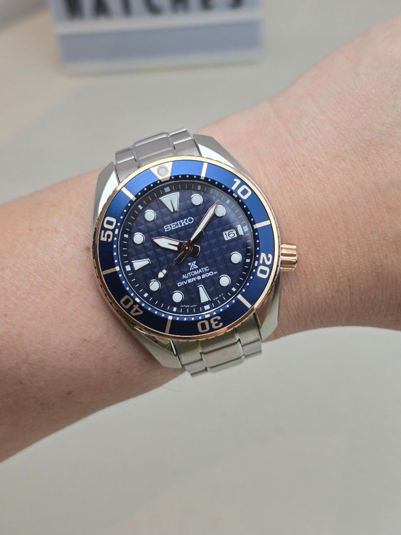 Seiko Sumo Blue Coral Limited Edition SPB344J1, Men's Fashion, Watches ...