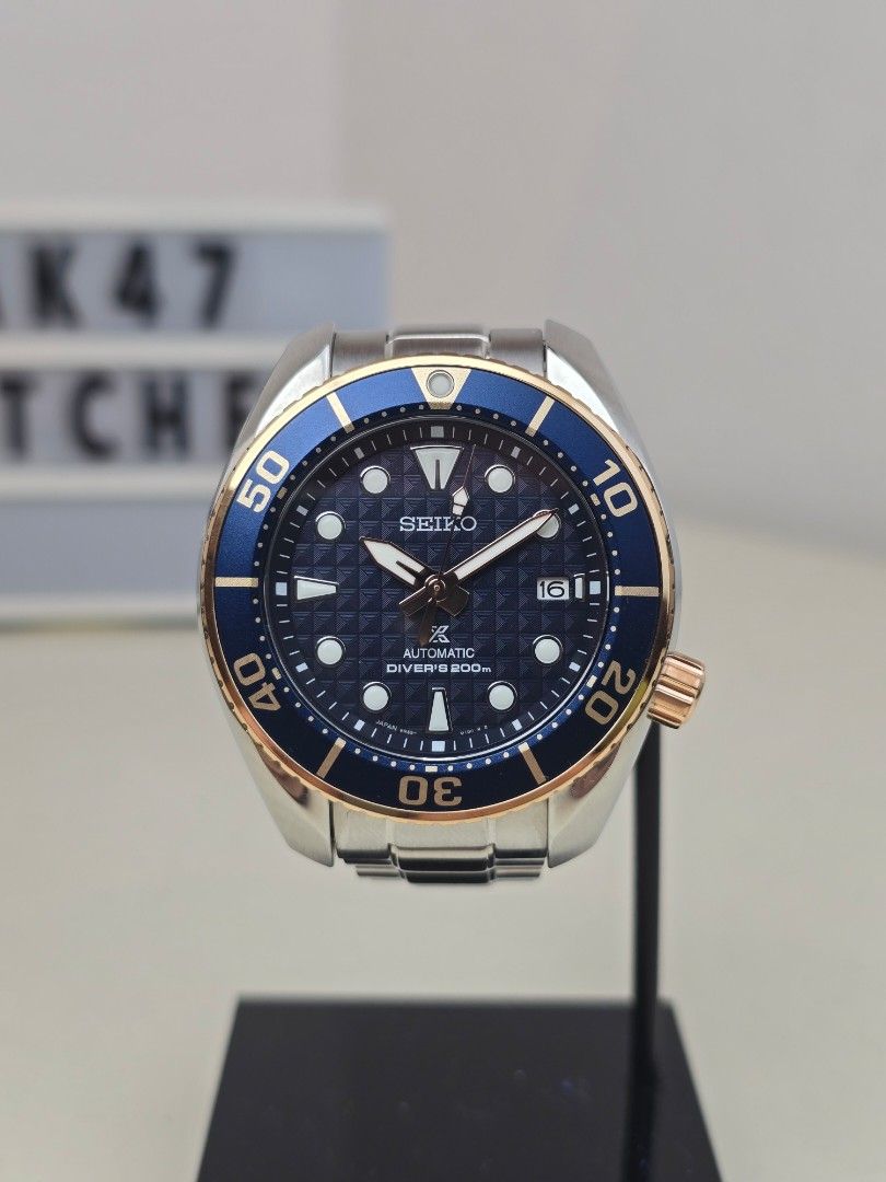 Seiko Sumo Blue Coral Limited Edition SPB344J1, Men's Fashion, Watches ...