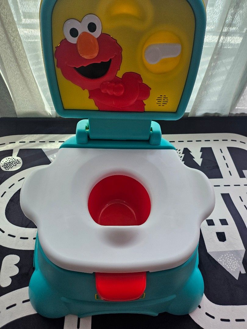 Sesame Street Elmo 3 in 1 Potty Chair Trainer and Step Stool, Babies ...