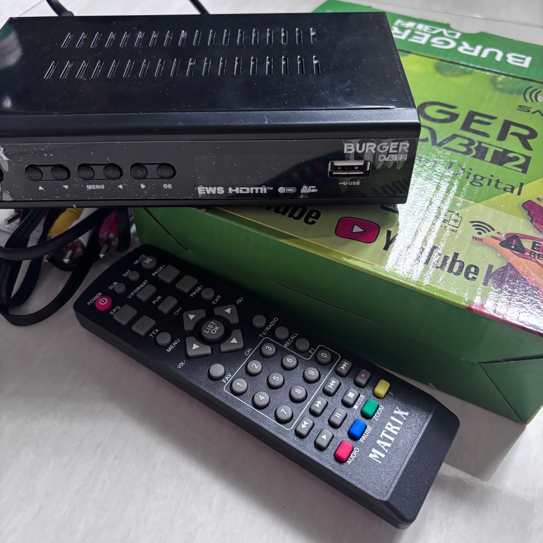 Setop Box Matrix Burger, Musik & Media, CD, DVD & Lainnya di Carousell
