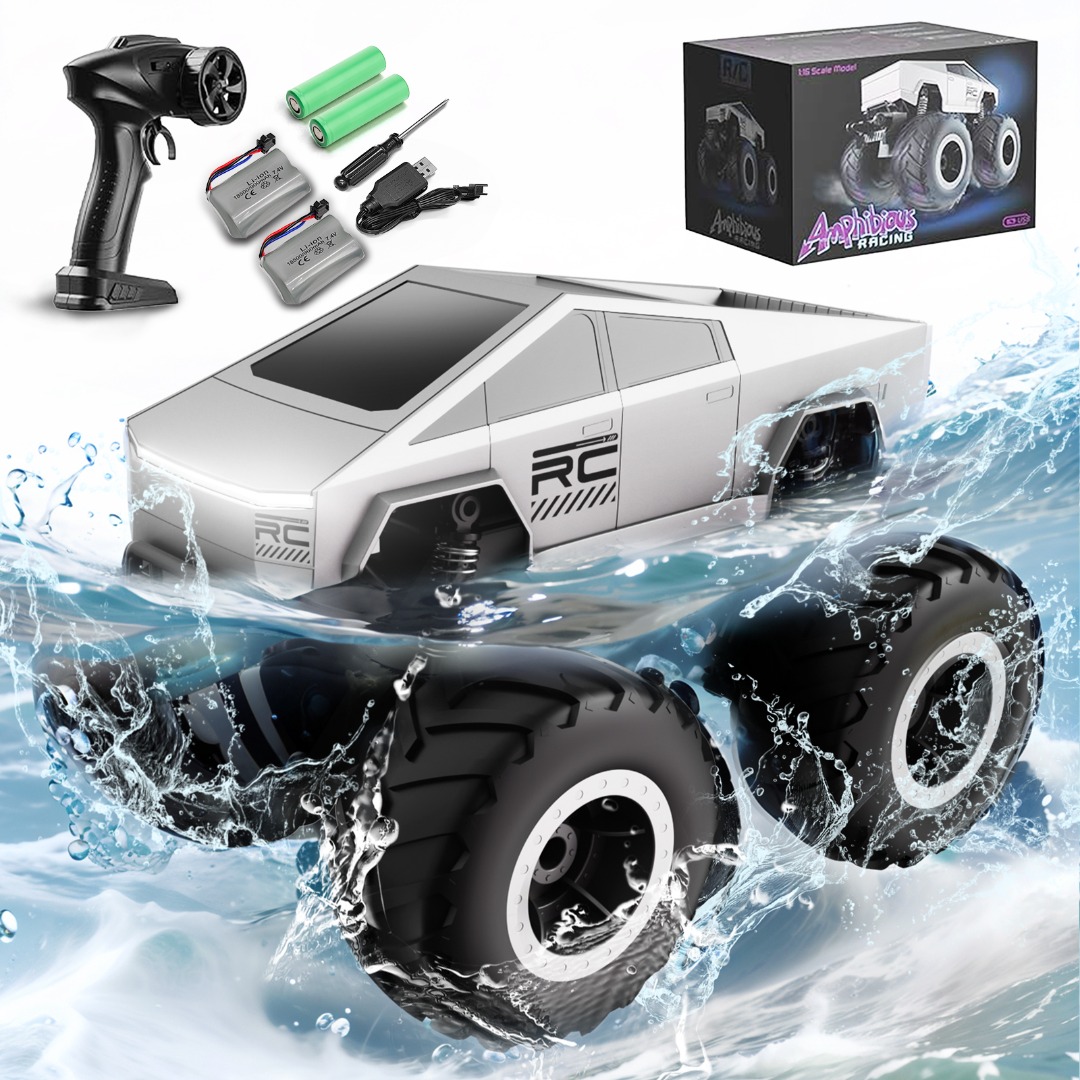 Tesla Remote Control 4WD Waterproof Cybertruck Toy RC Cars for All ...