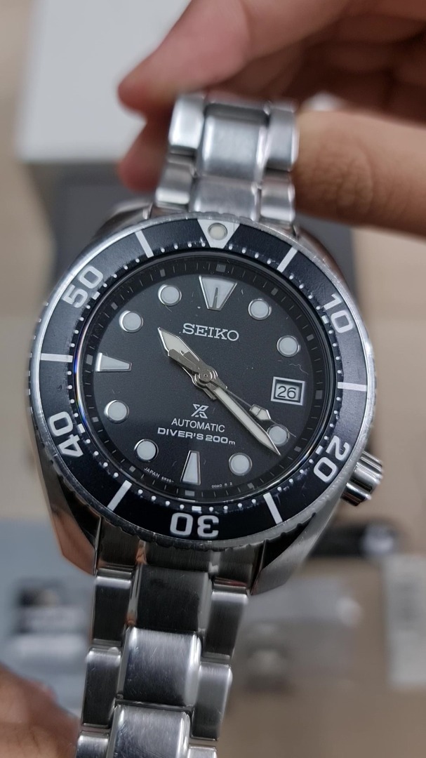 Used Seiko Prospex Sumo Hitam Automatic, Men's Fashion, Watches ...
