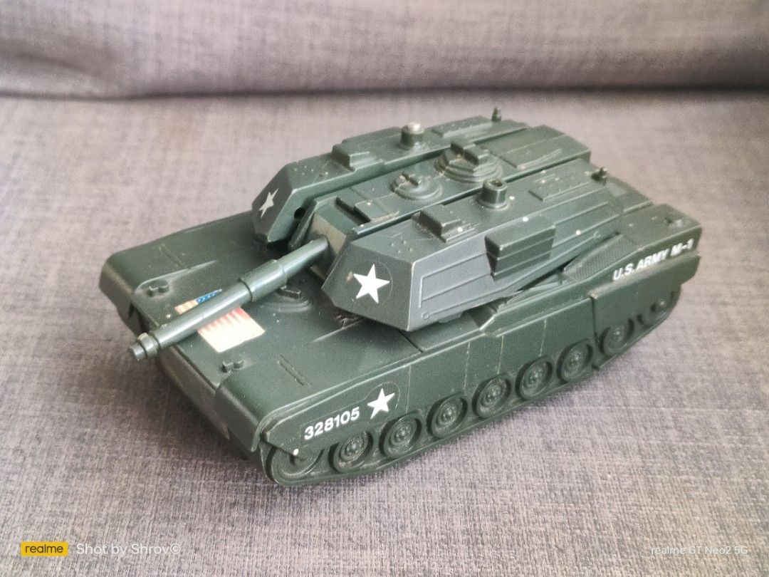 Vintage Soma U.S. Army M-1 Tank, Hong Kong 1984 K.O. Transformer ...