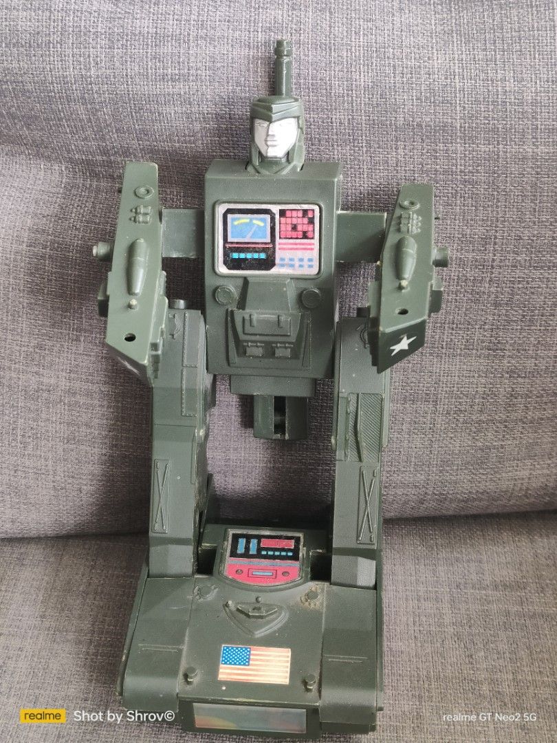 Vintage Soma U.S. Army M-1 Tank, Hong Kong 1984 K.O. Transformer ...