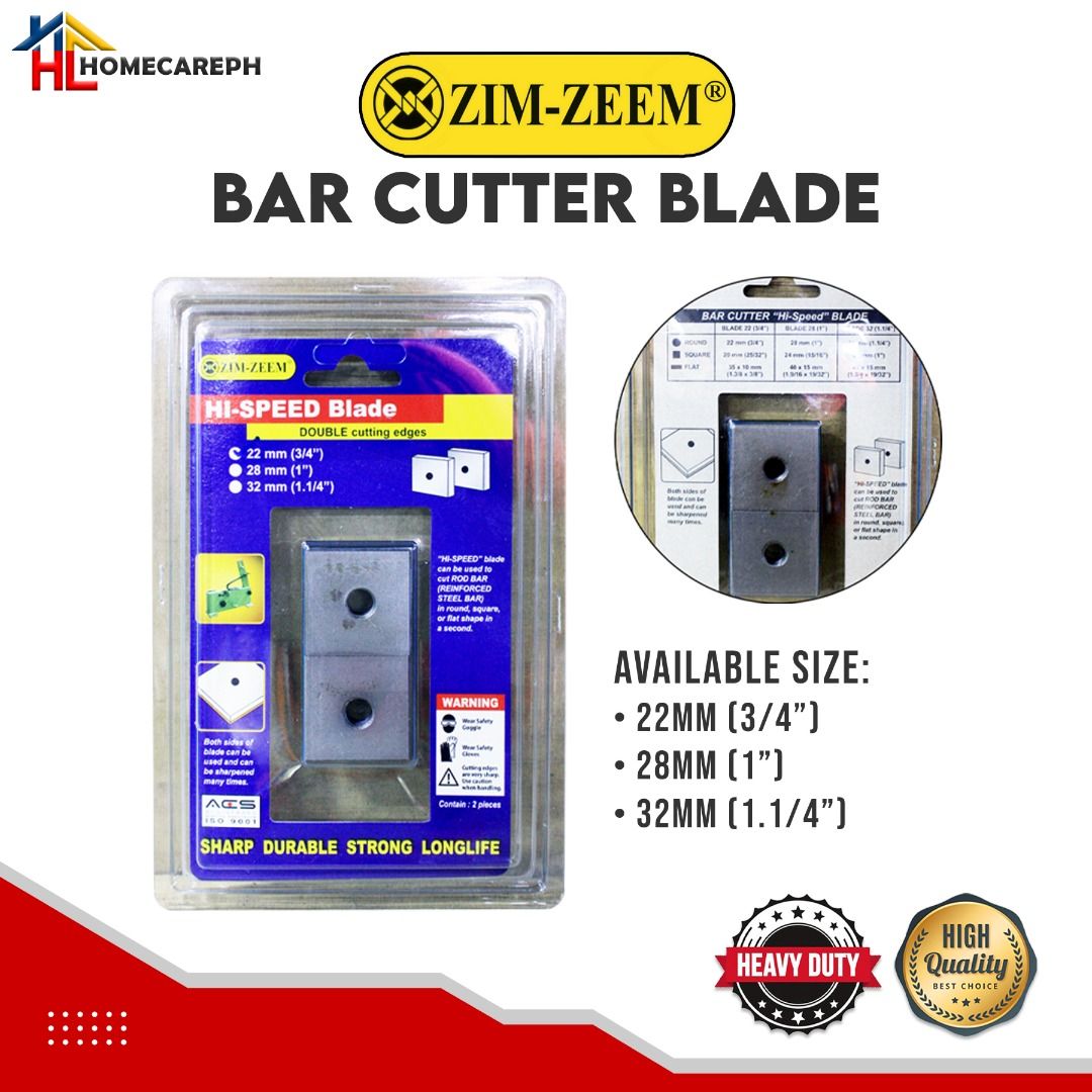Zim-Zeem Bar Cutter Blade 22mm / 28mm / 32mm, Commercial & Industrial ...