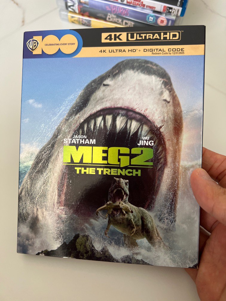 (4K) Meg 2 : The Trench : 4K - 4K UHD Ultra HD Blu-ray bluray, Hobbies ...