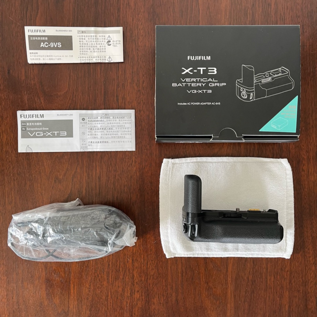 全場最平 超級新淨 FULL SET Fujifilm Vertical Battery Grip 原廠垂直電池手柄 VG-XT3 etc... fuji fujinon 富士 相機 鏡頭 ...