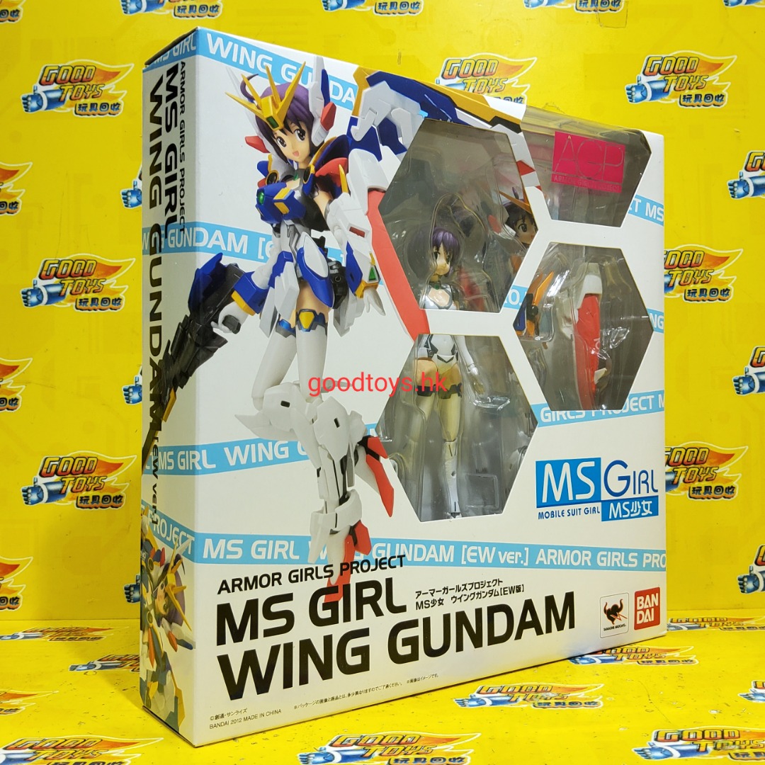 全新未開封 BANDAI AGP MS GIRL MS少女 ARMOR GIRLS PROJECT MS GIRL WING GUNDAM [EW版] 高達 裝甲少女 飛翼高達, 興趣及遊戲 ...