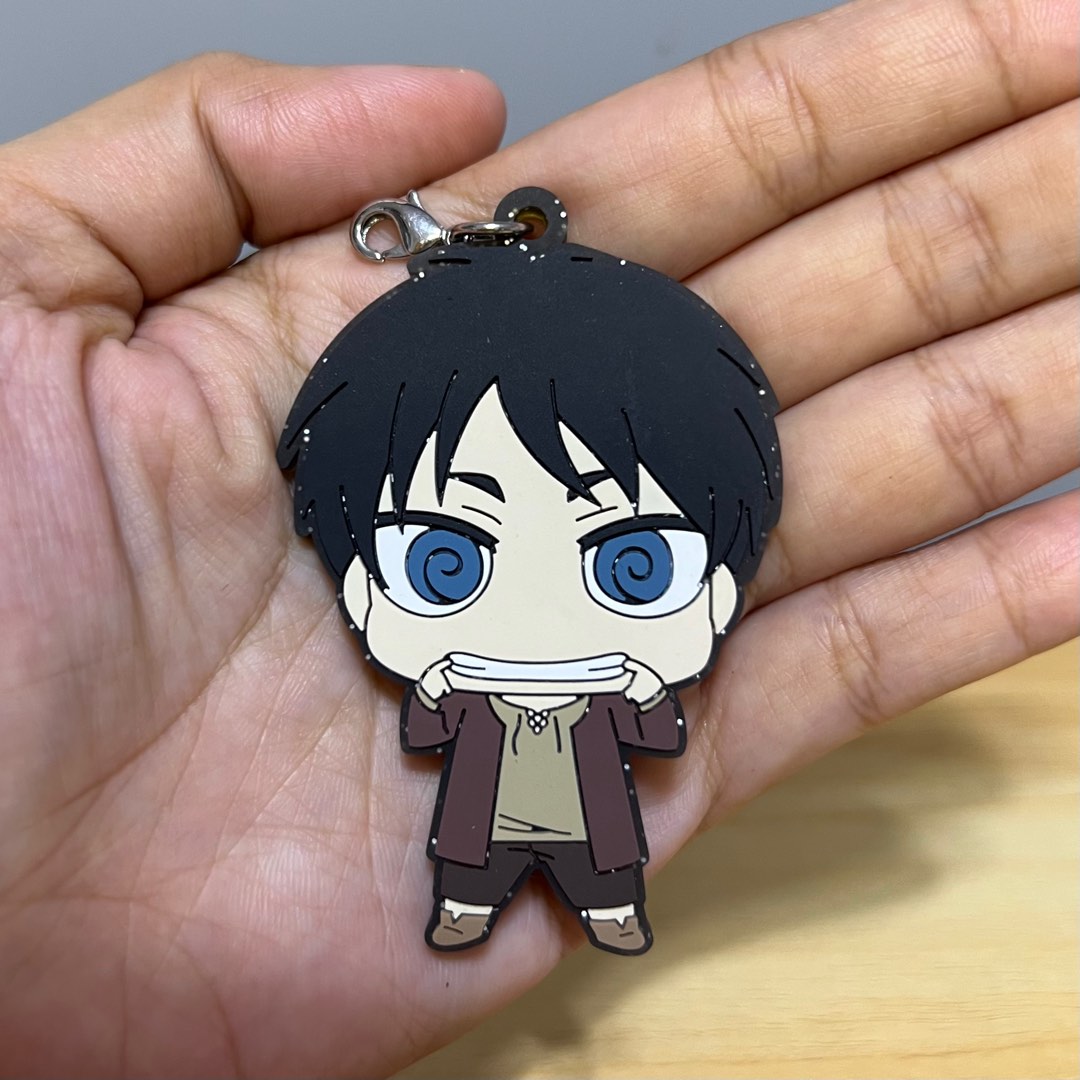 Attack on Titan/Shingeki no Kyojin Eren Yeager Rubber Strap/Charm 6cm ...