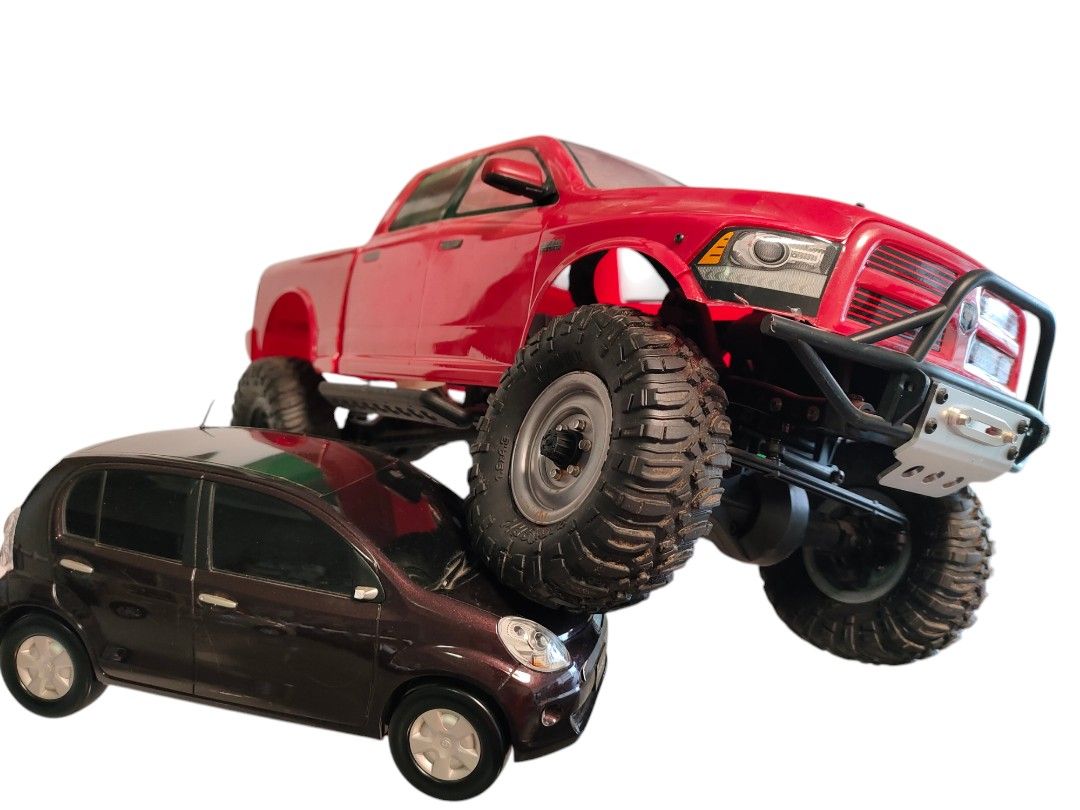 Axial SCX10 Dodge Ram Power Wagon 4WD RTR RC Rock Crawler Truck (NO ...