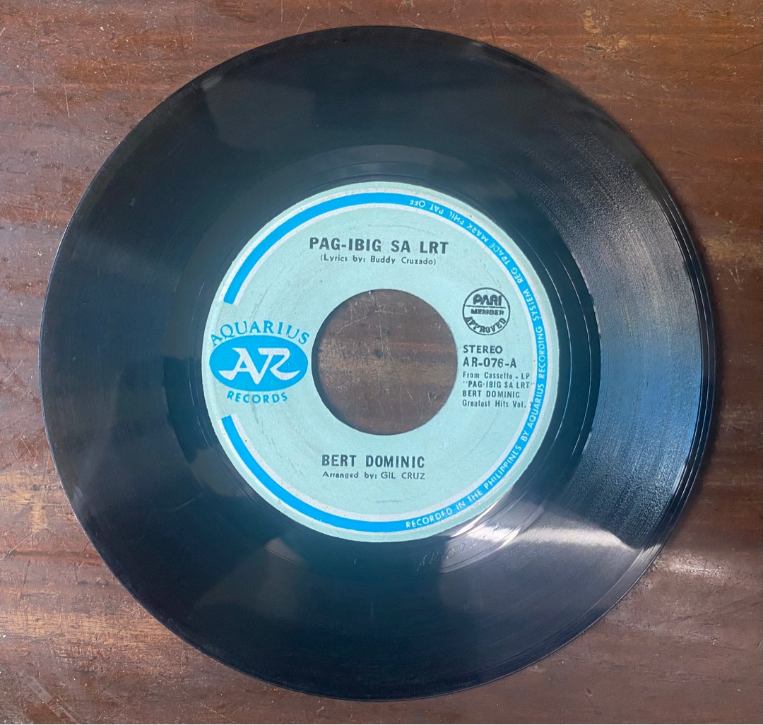 Bert Dominic - Bikini Boogie / Pag-Ibig Sa LRT - Philippines Original ...