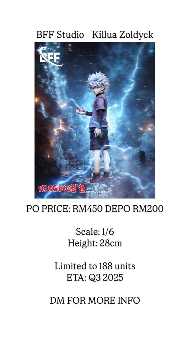BFF Studio - Killua Zoldyck, Hobbies & Toys, Toys & Games on Carousell