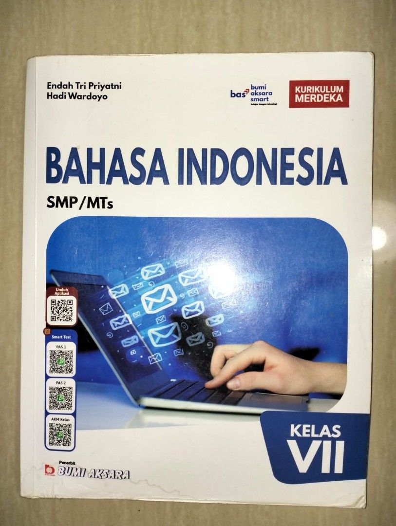 Buku Bahasa Indonesia Kelas VII SMP/MTs Kurikulum Merdeka Bumi Aksara, Buku & Alat Tulis, Buku ...